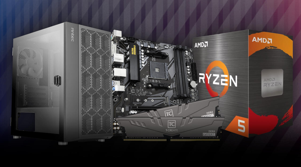 Best AMD 1080p Gaming PC Build for $500-600 - 2024 - TalosPC