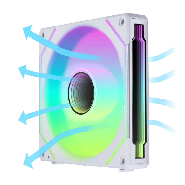 Lian Li UNI FAN SL-INFINITY - White - Reverse Blade - 140mm Fan - TalosPC