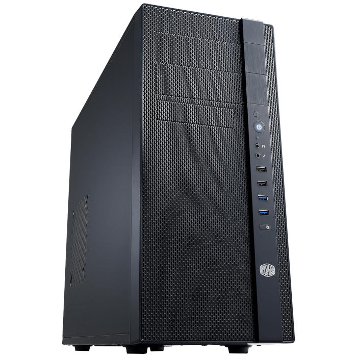 Cooler Master N400 - Black - Solid Panel - ATX Case - TalosPC Cooler Master N400 - Black - Solid Panel - ATX Case - TalosPC