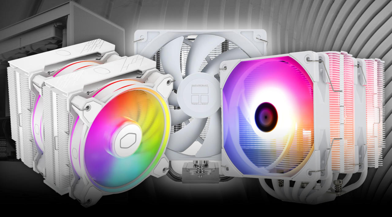 Best Looking and Affordable White CPU Air Coolers For A White Gaming ...